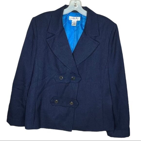 Vintage | Jackets & Coats | Vintage Judith Hart Blazer Blue | Poshmark